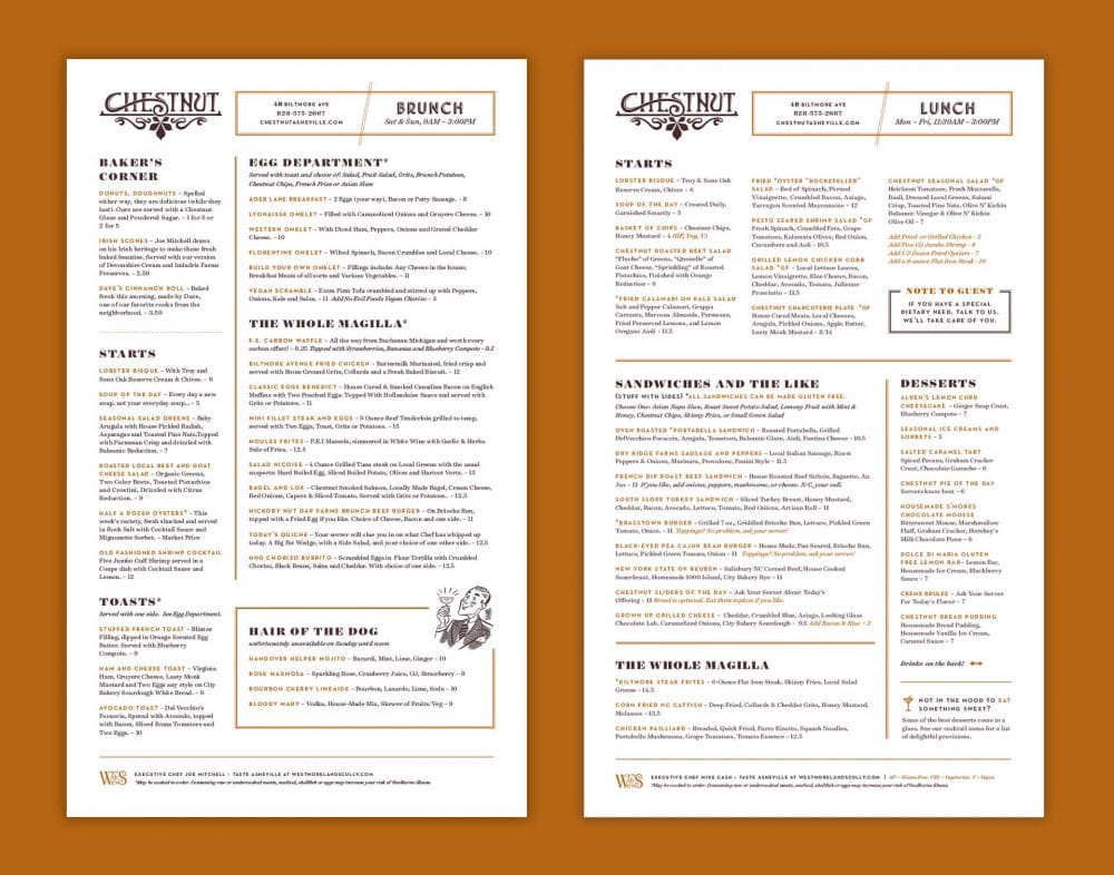 Chestnut Restaurant - Status Forward