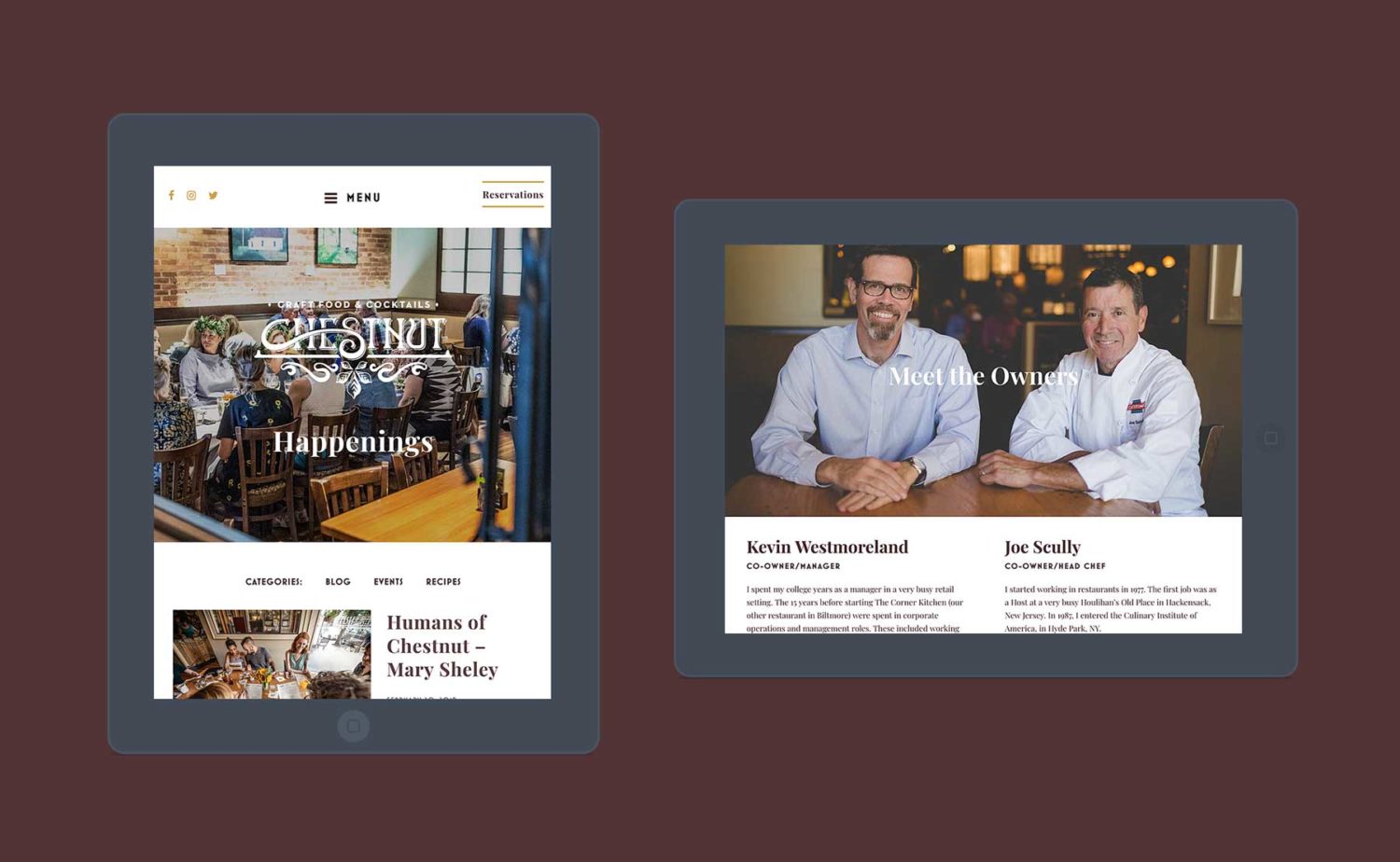 Chestnut Restaurant - Status Forward